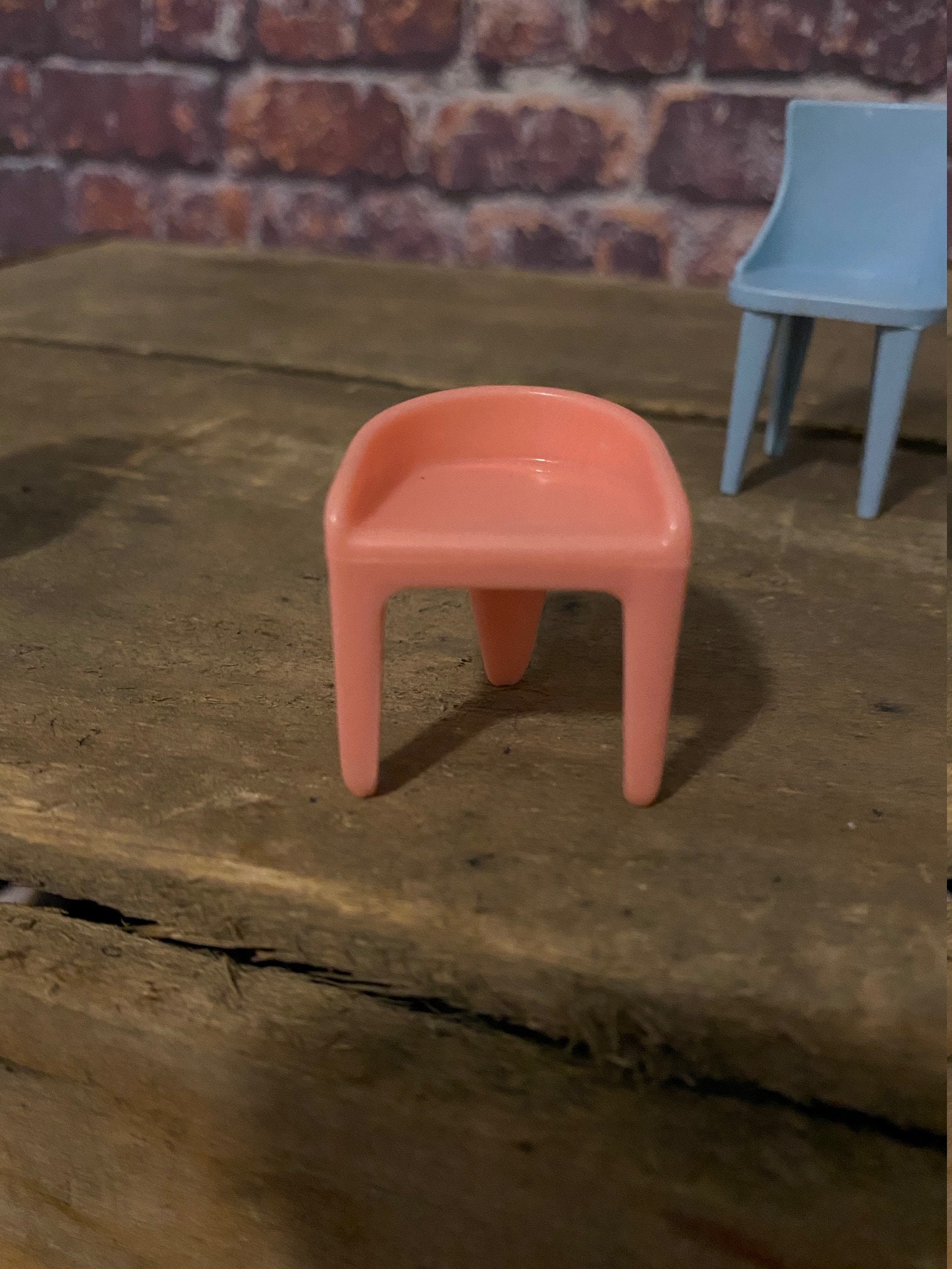 Vintage Dollhouse Furniture Chairs - Plasco Plastic Miniature Doll ...