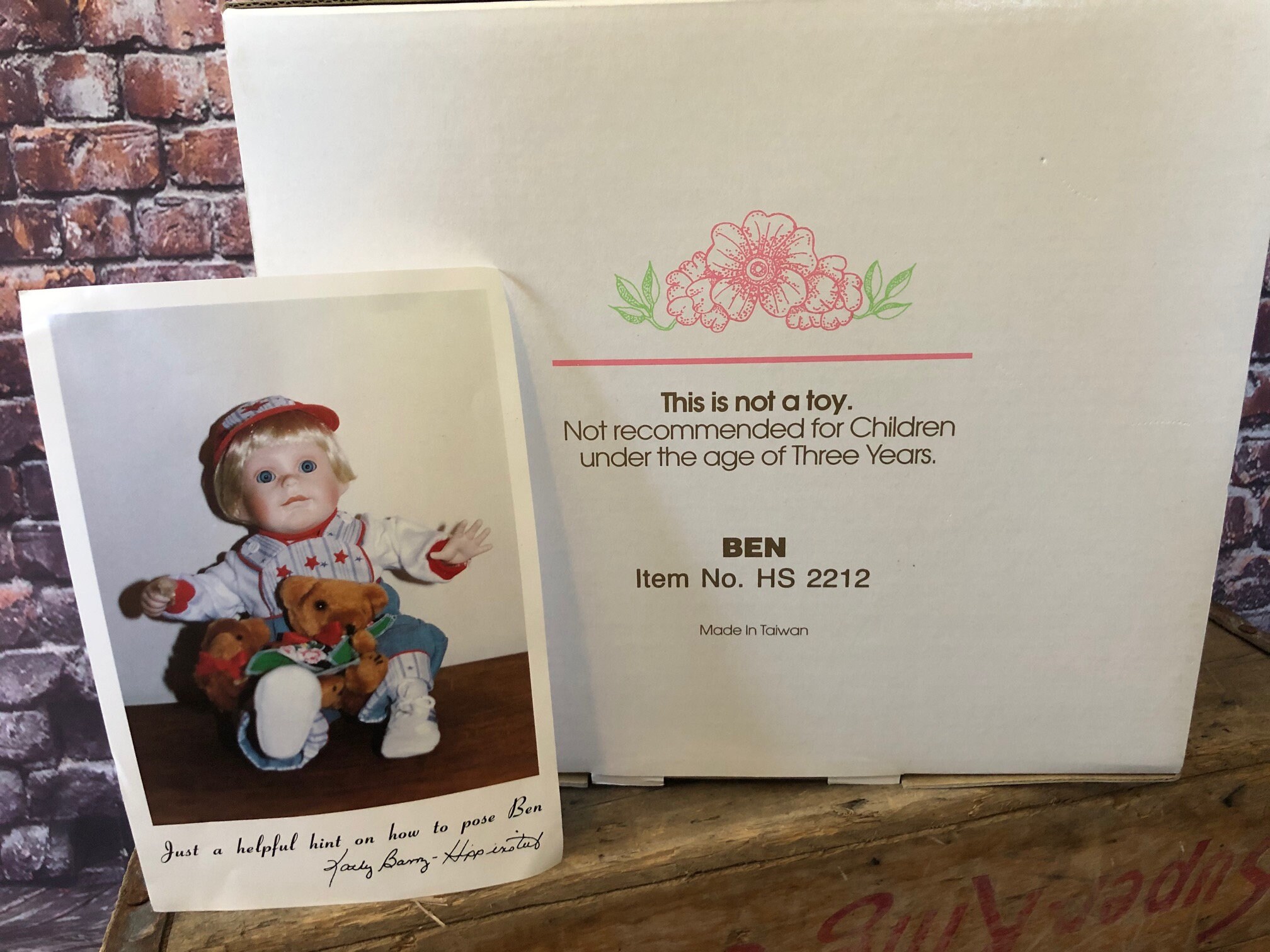 Vintage Ben Doll Kathy Hippensteel World Gallery of Dolls | Etsy