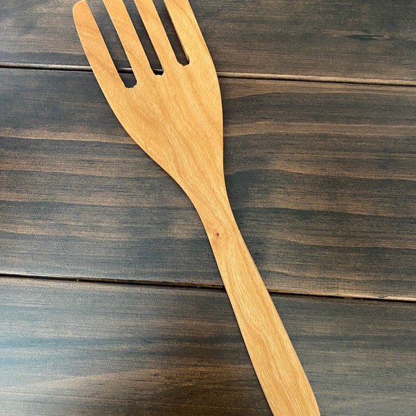 Wooden Cooking Fork - Etsy