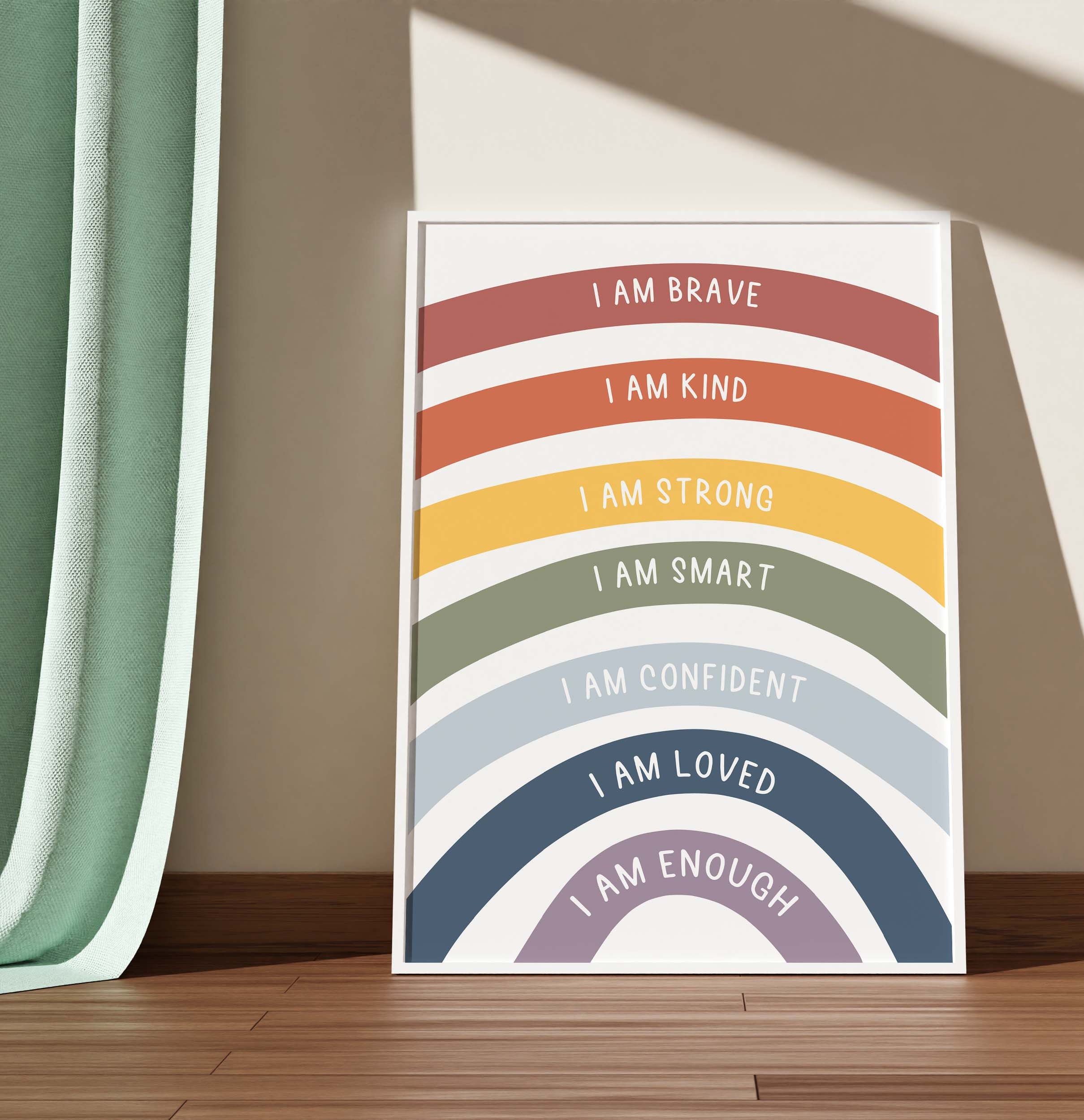 Affirmations Poster for Kids Rainbow Affirmations Print - Etsy Canada