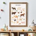 Farm Animals Poster, Educational Poster, Classroom Decor, Montessori ...