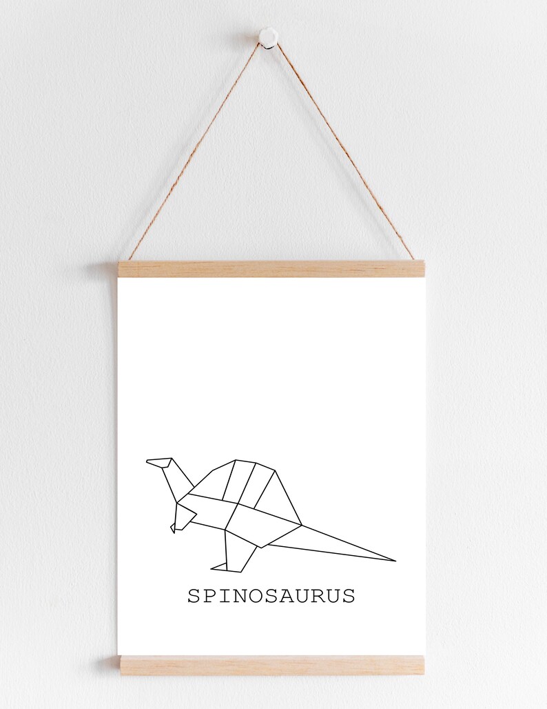 Set of 9 Printables Dinosaur Origami Print Dinosaurs - Etsy