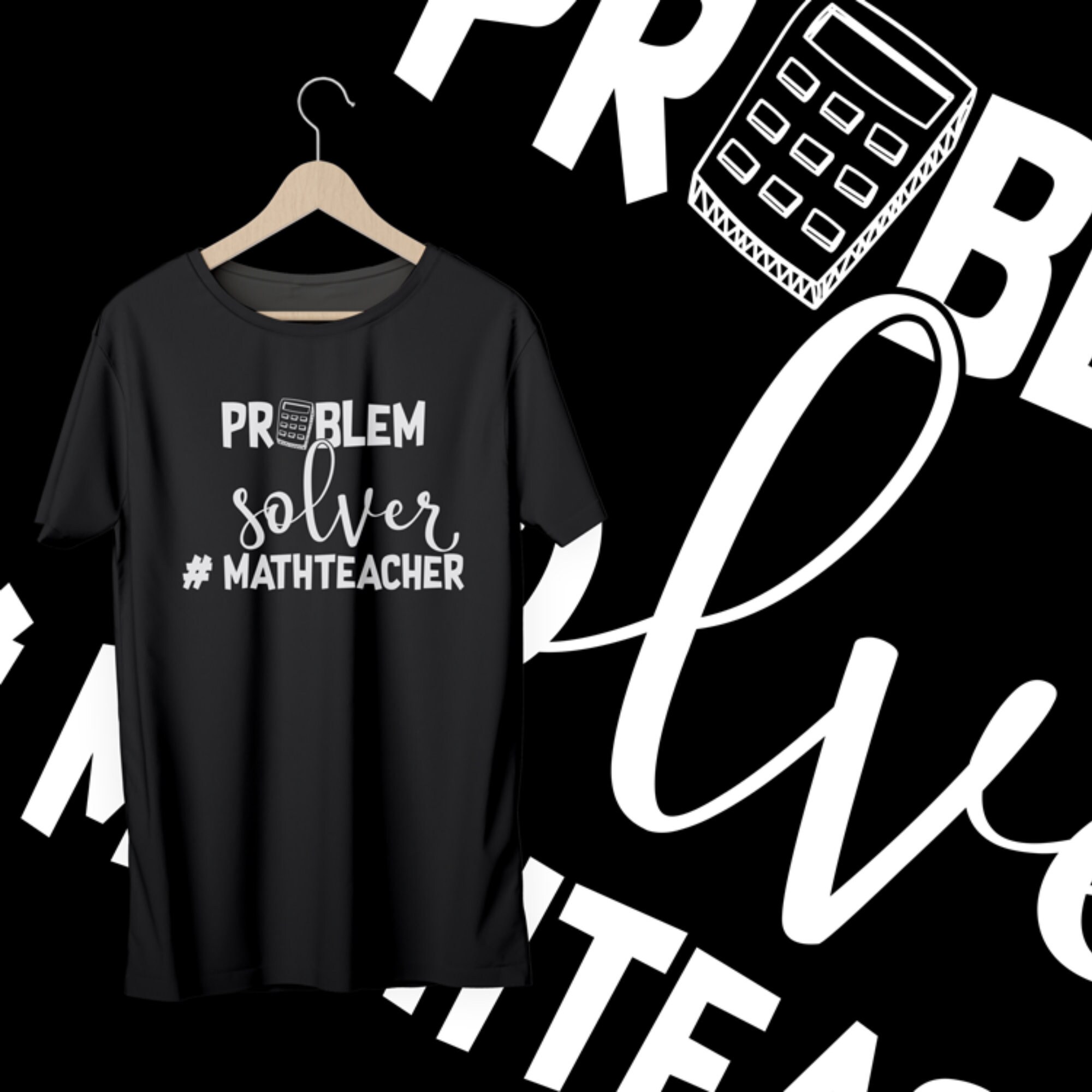 Math Teacher T Shirt T For Teacher Problem Solver Etsy