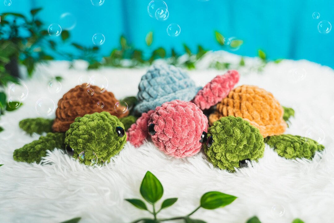 Turtle / Handcraft Crocheted Turtle/crochet Toy, Plush, Made of ...