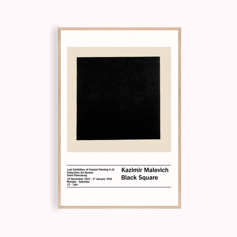 Kazimir Malevich Art Exhibition Poster Set of 9 Malevich Art | Etsy