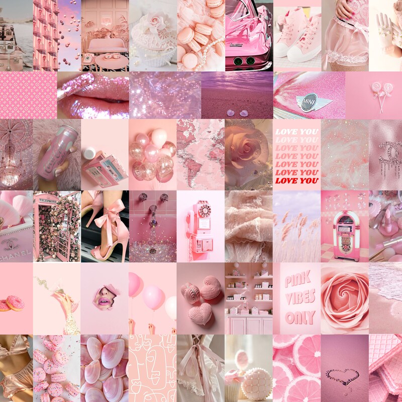 Pink Collage - Etsy UK