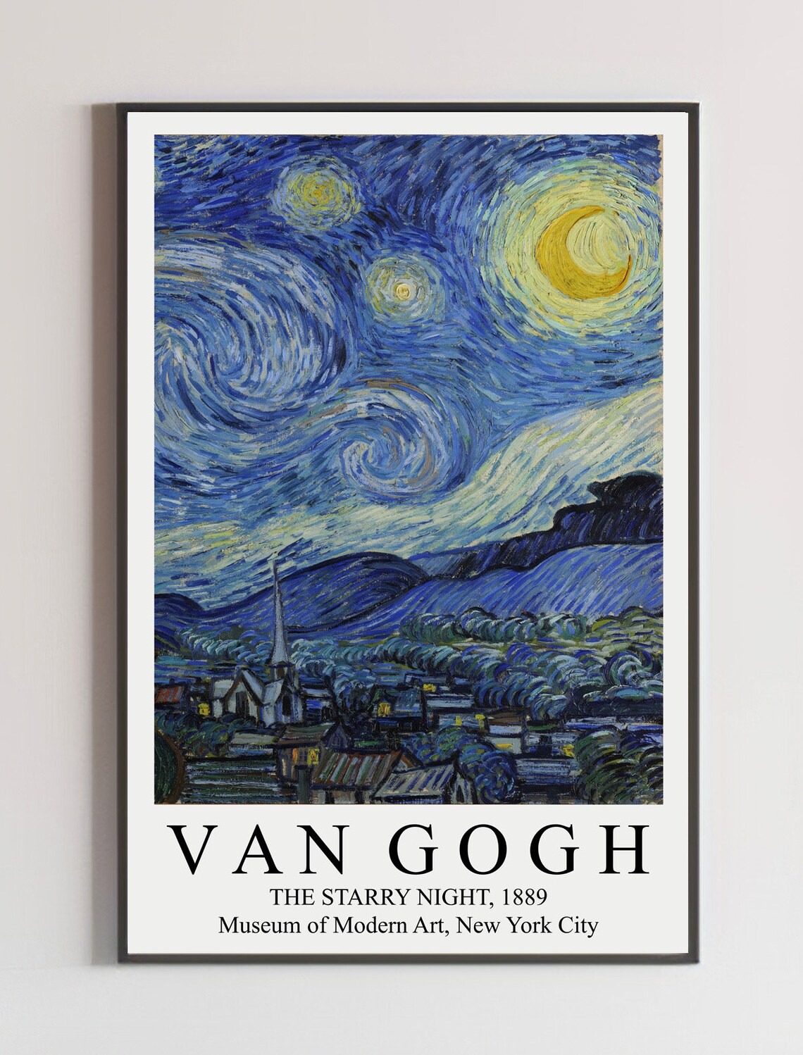 Van Gogh Print Van Gogh Exhibition Poster Set of 3 Van - Etsy