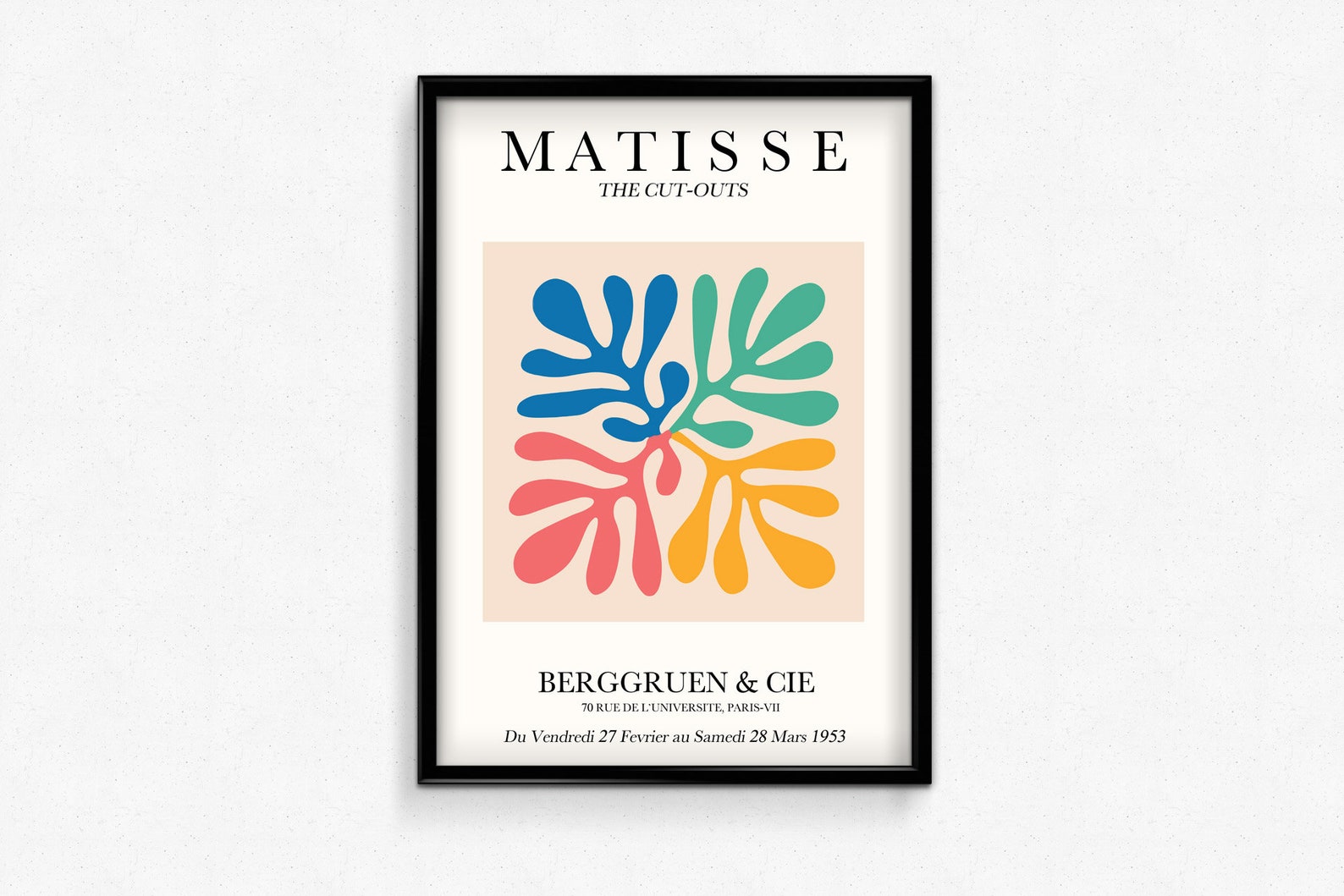 Matisse Exhibition Poster Digital Download Matisse Print - Etsy