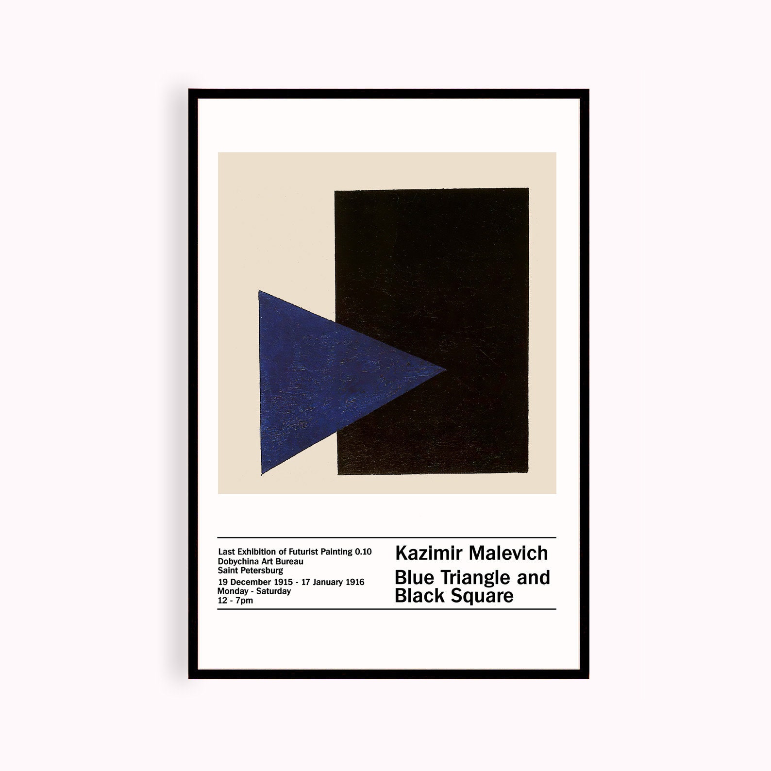 Kazimir Malevich Art Exhibition Poster, Set of 9, Malevich Art Print ...