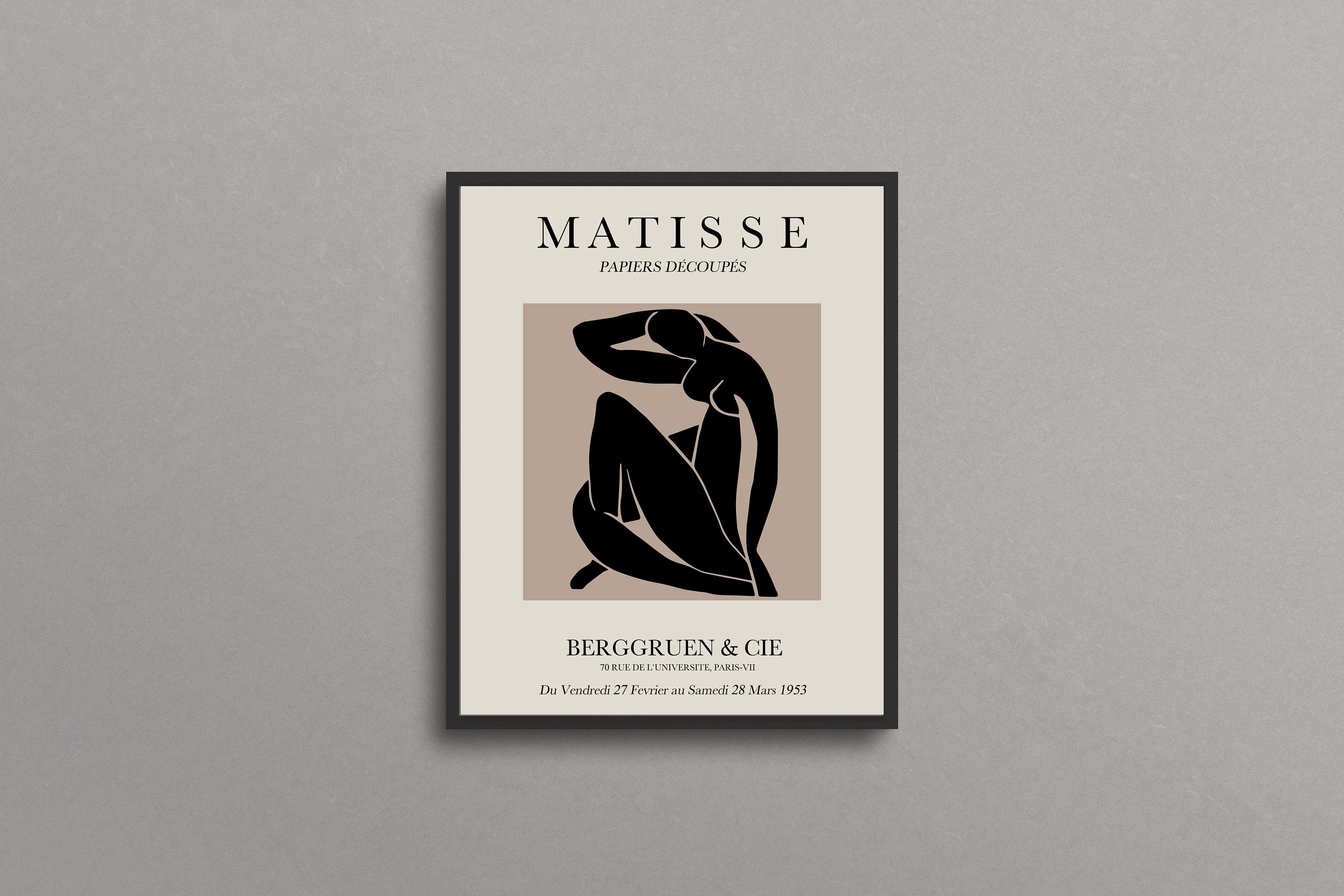 Matisse Exhibition Poster Digital Download Matisse Blue - Etsy