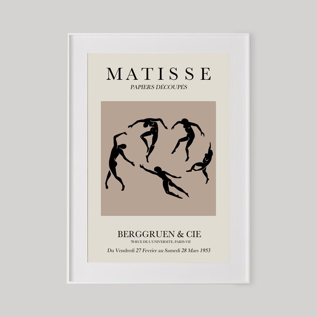 Matisse Exhibition Poster, Digital Download, Matisse Dancers, Matisse ...