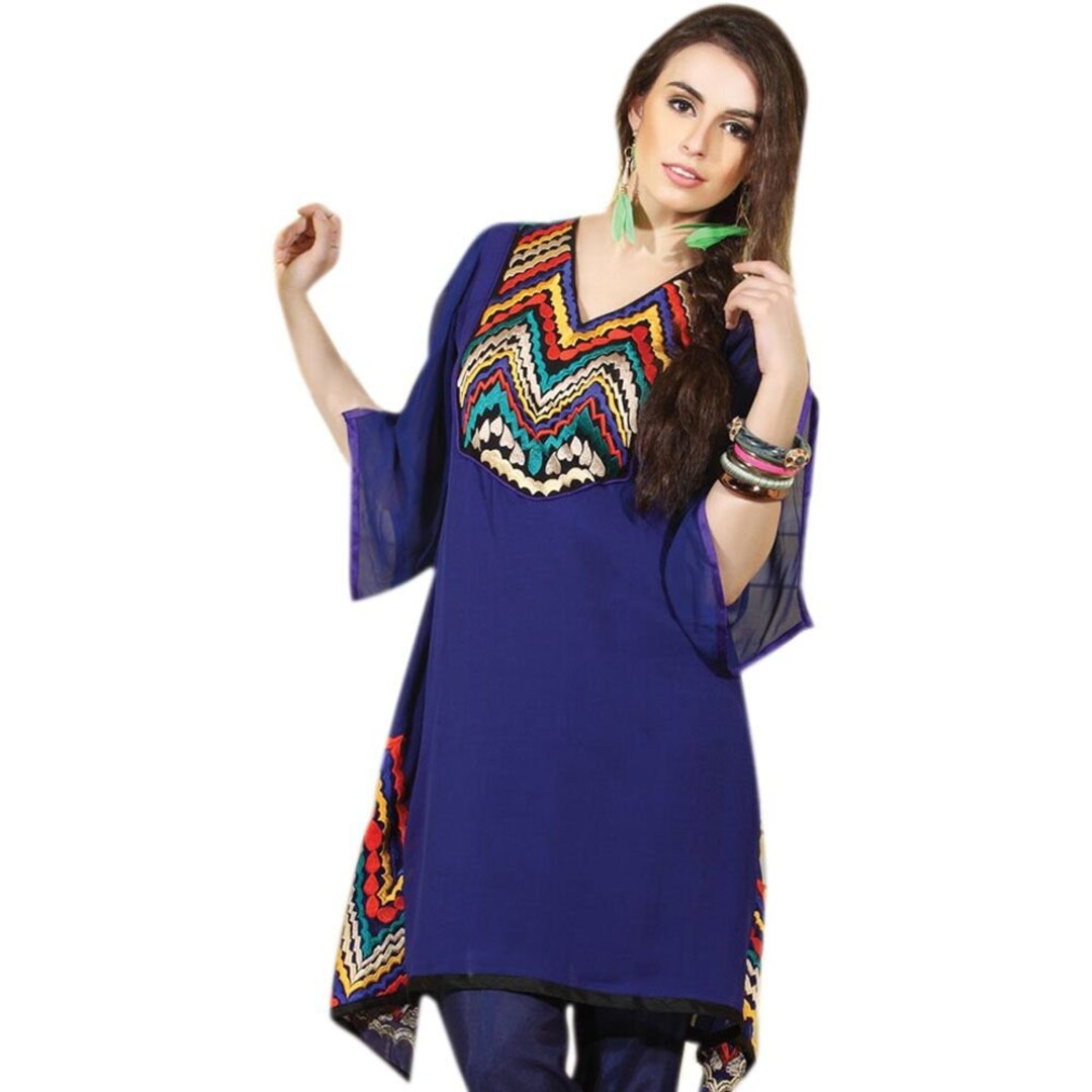 Tunic Top for Women , Tunics, Tunic Top, , Boho Embroidery Tunic ...