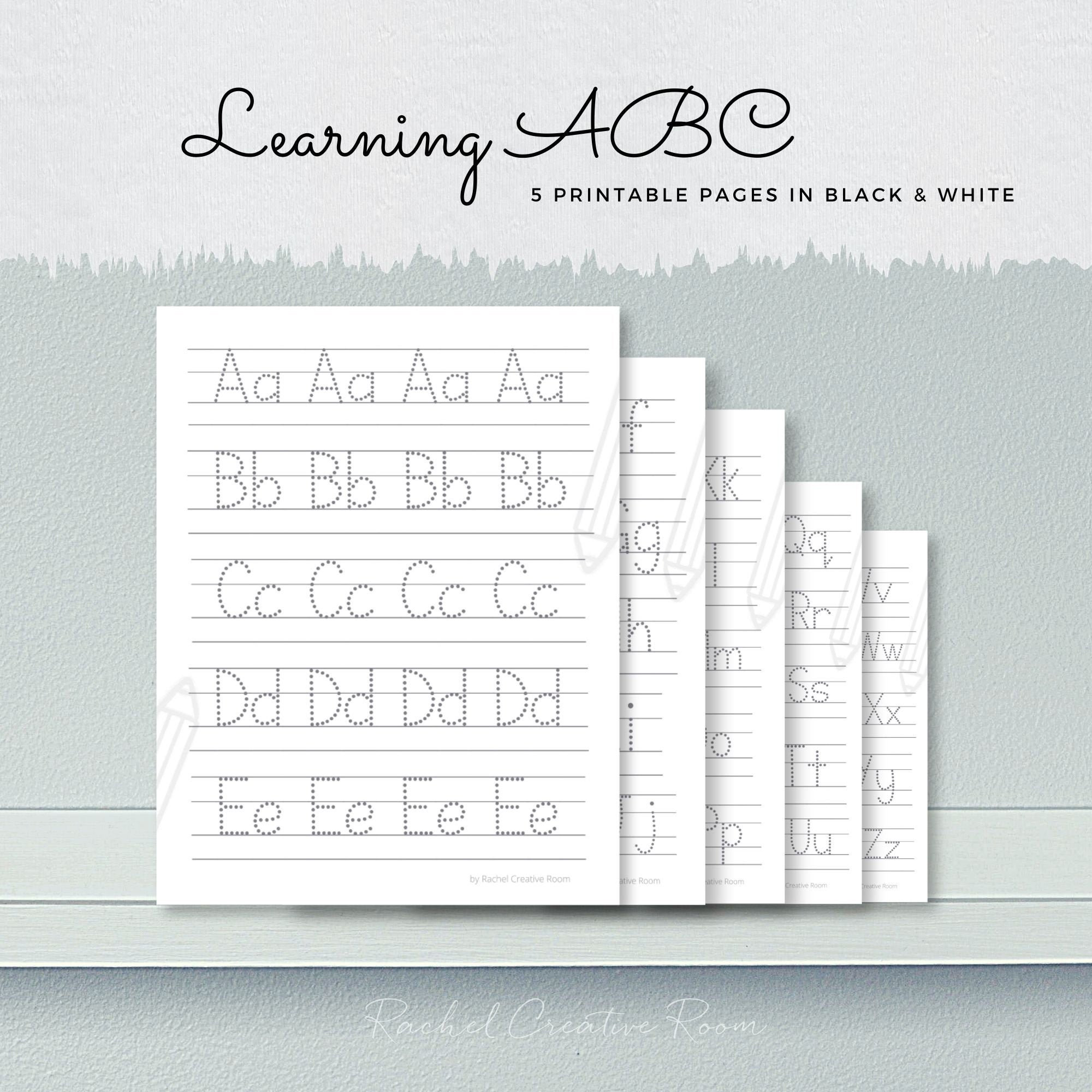 Educational ABC and Alphabet | Writing Practice | Preschool | Toddler ...