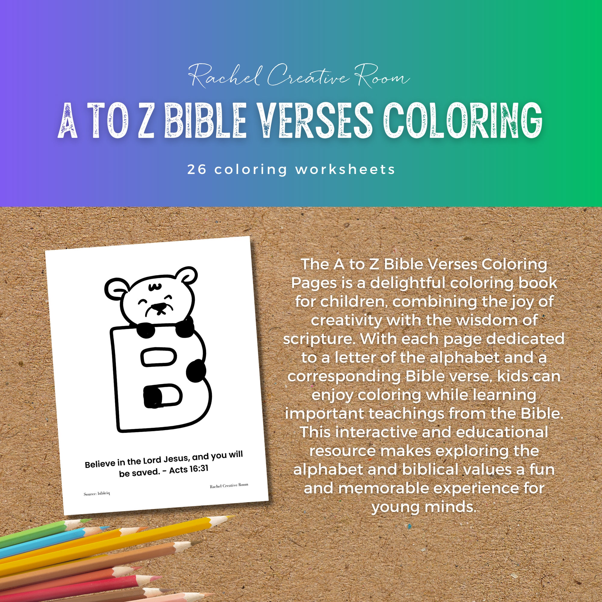 A to Z Bible Coloring Pages, Christian Coloring Pages, Bible Coloring ...