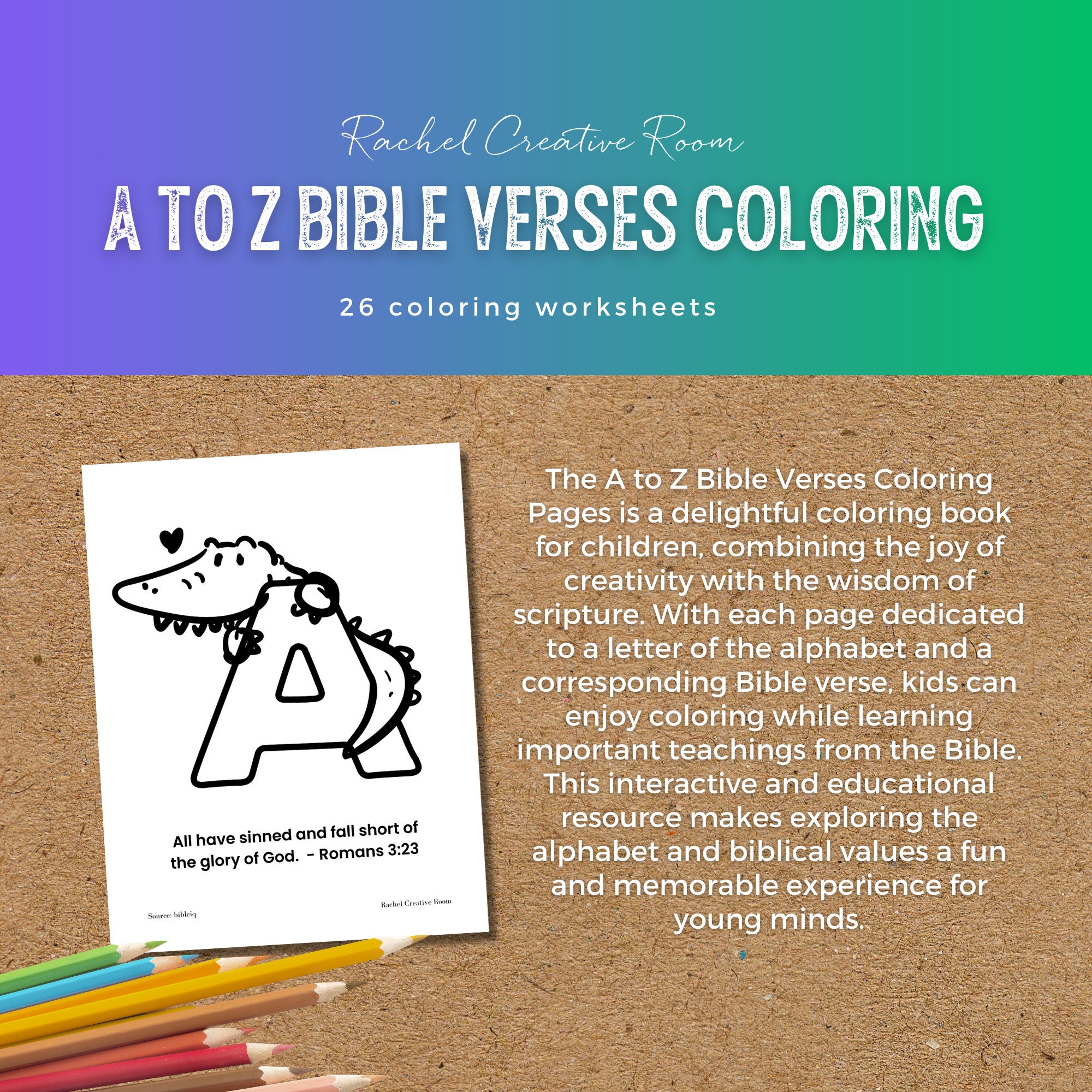 A to Z Bible Coloring Pages, Christian Coloring Pages, Bible Coloring ...