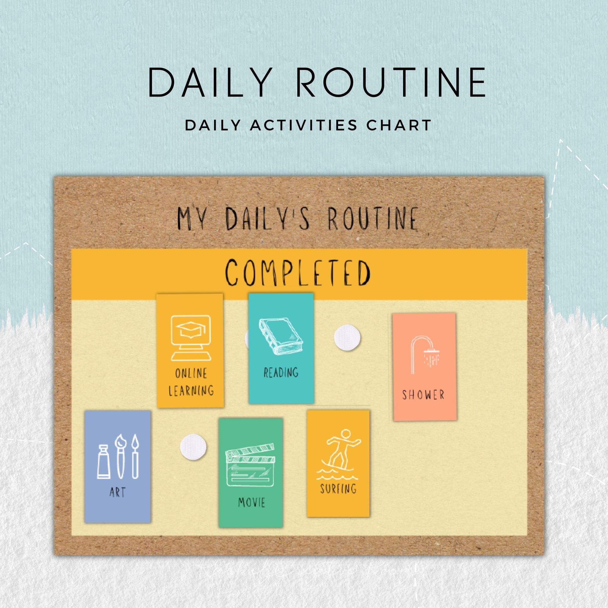 Responsibility & Routine Chart Printable Chore Chart Responsibility ...