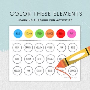 Coloring Activities Bundle Printable | Shapes | Numbers | Animals ...