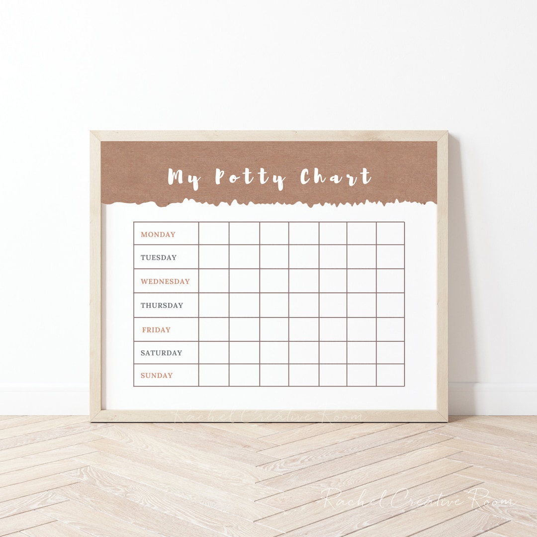 Netural Theme Reward Chart Potty Chart Behavior Chart - Etsy