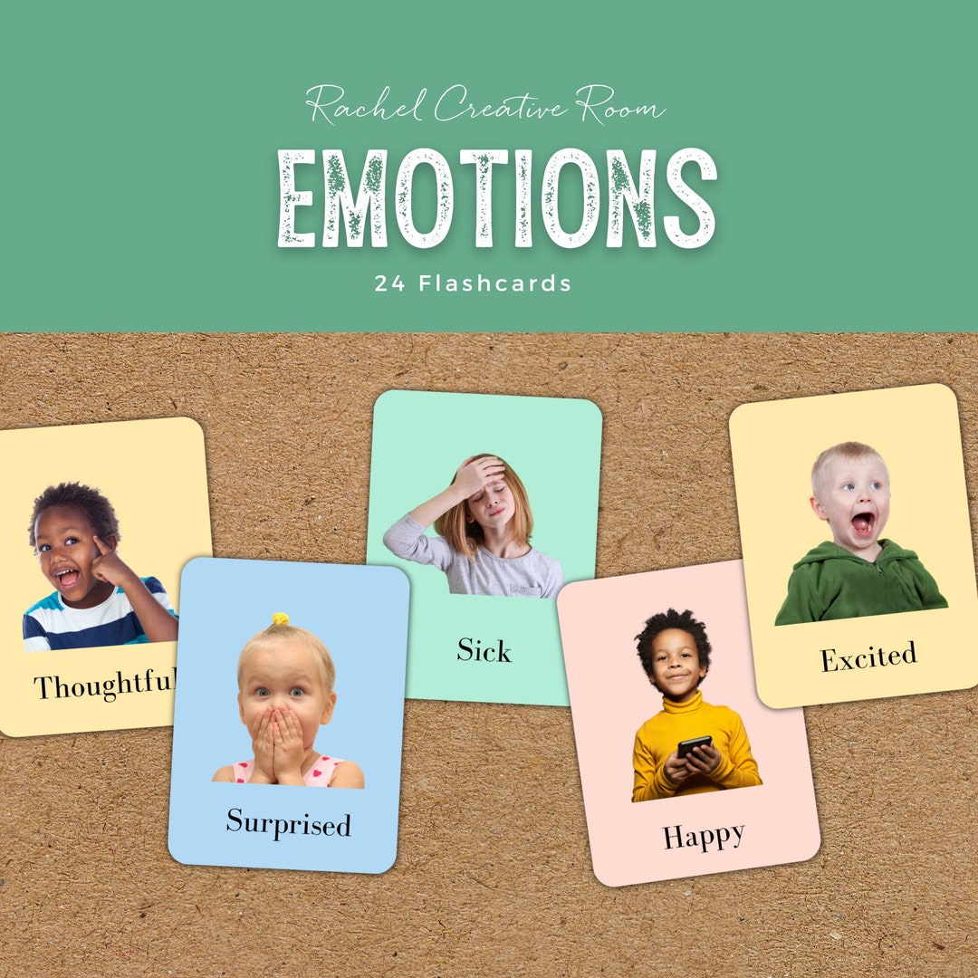 Exploring Feelings, the Power of Emotion Flashcards - Etsy