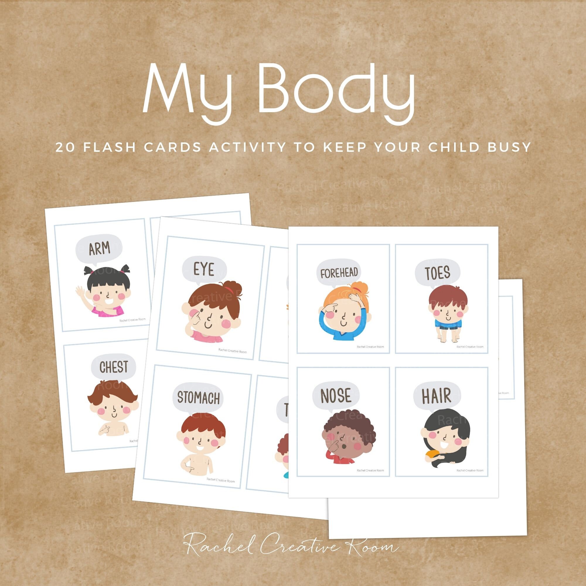 My Body Fun Lernkartei Wissenschaft Aktivitätsspiel - Etsy.de