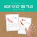 Months of the Year Writing Practice, Months, Writing, Educational ...