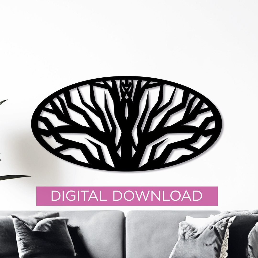 Tree of Life Wall Art for Laser Cut Dxf Svg Pdf Vector Ai - Etsy