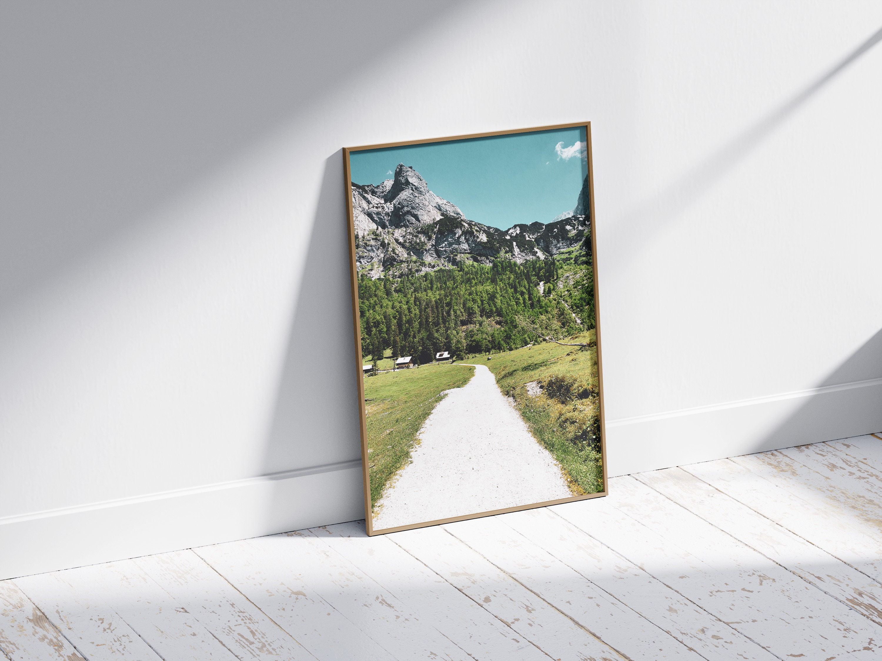 Alps Mountains View Printable Poster, Digital Download Mountains ...