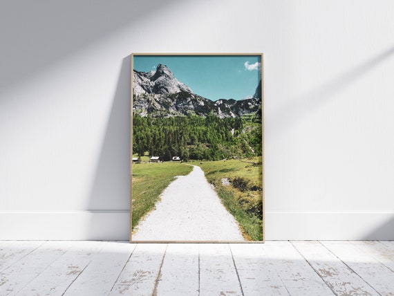 Alps Mountains View Printable Poster Digital Download - Etsy