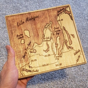 Custom Laser Engraved Topographical Maps of ANYWHERE - Etsy