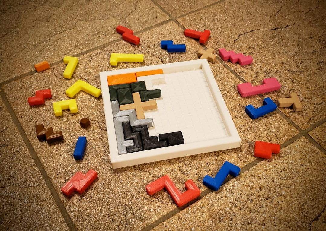 3D Printed Multi-color Puzzle - 34 Pieces - Etsy