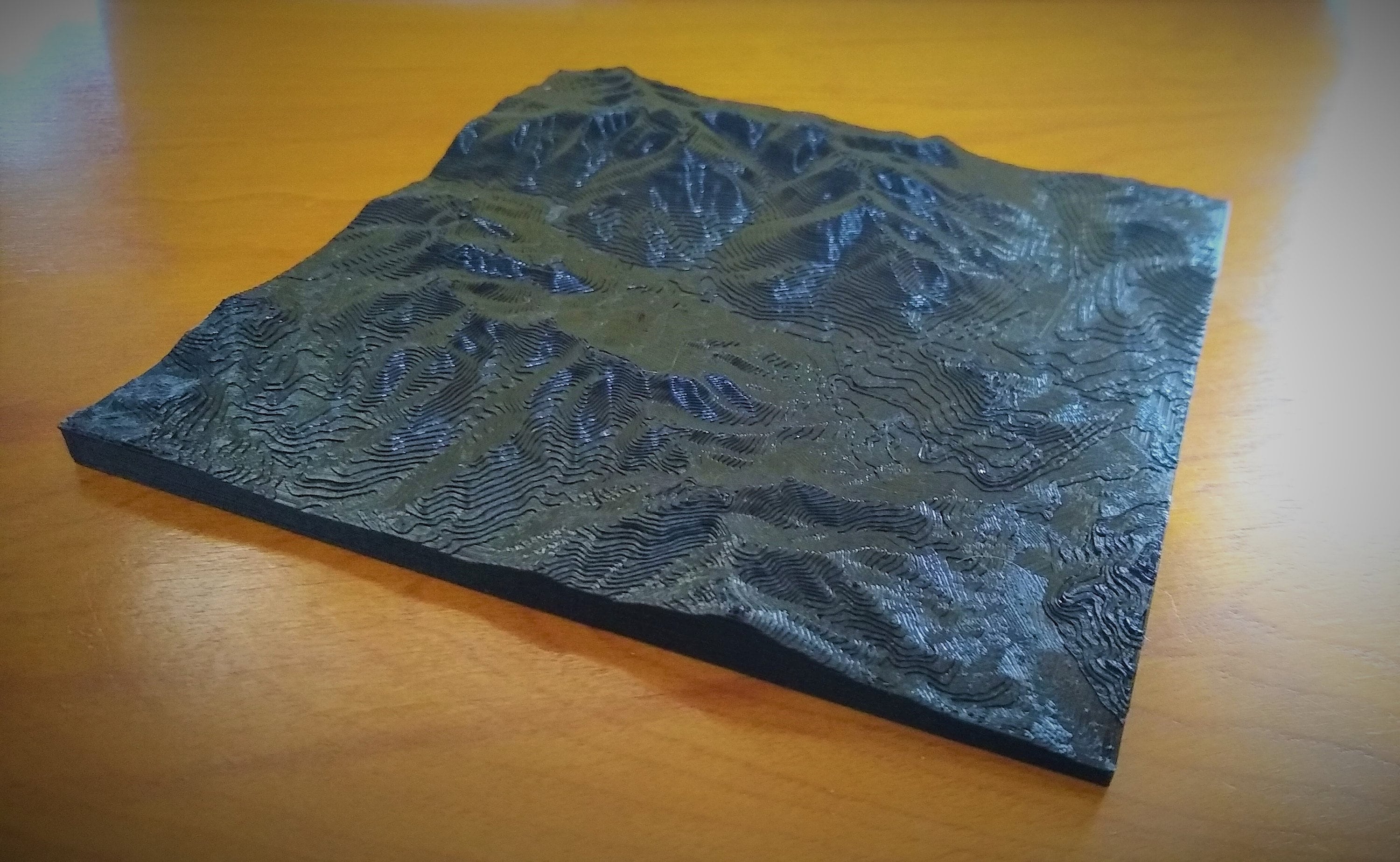 Custom 3d-printed Topographical Maps of ANYWHERE - Etsy