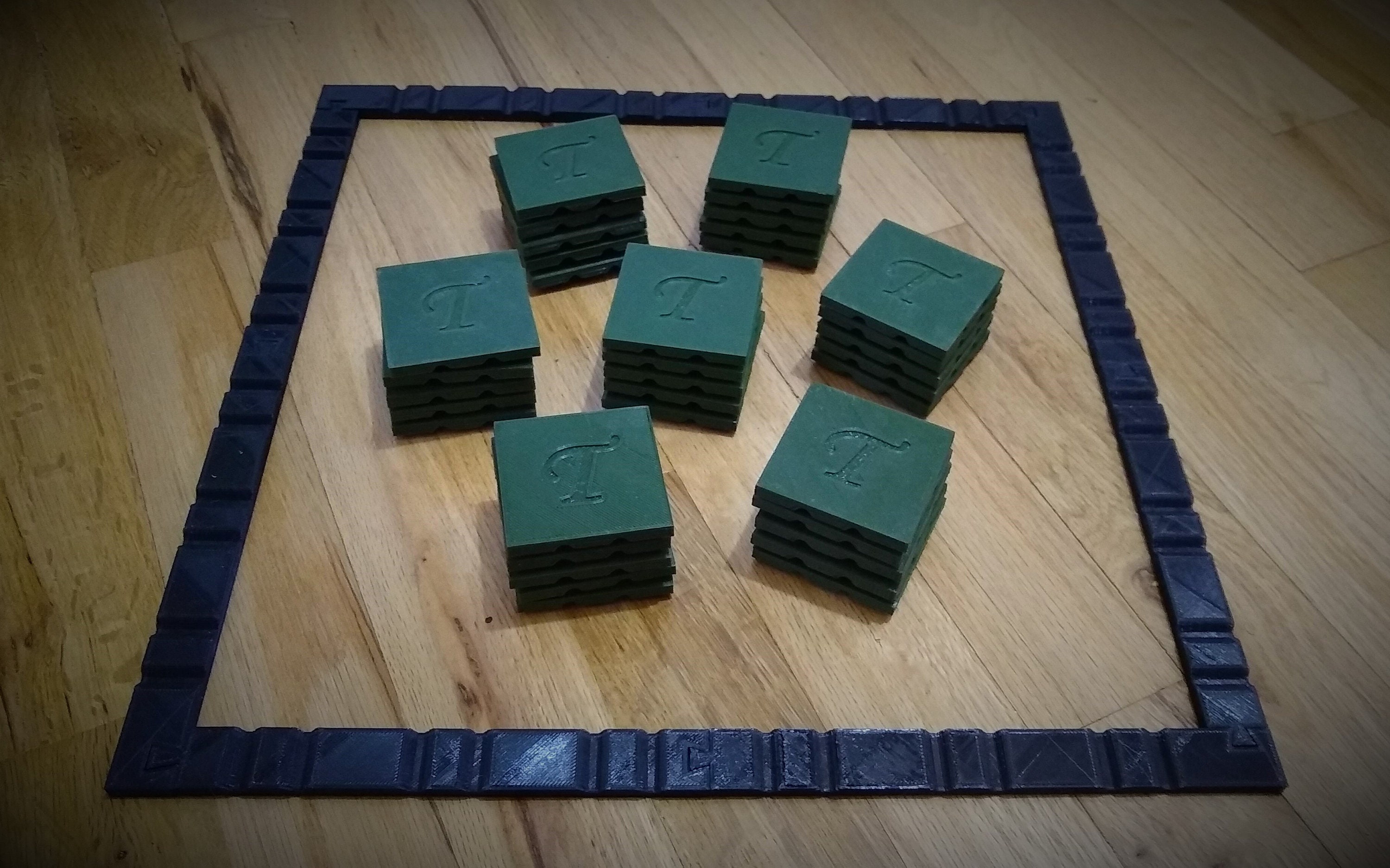 3D Printed Topographic Tile Board Game - Etsy