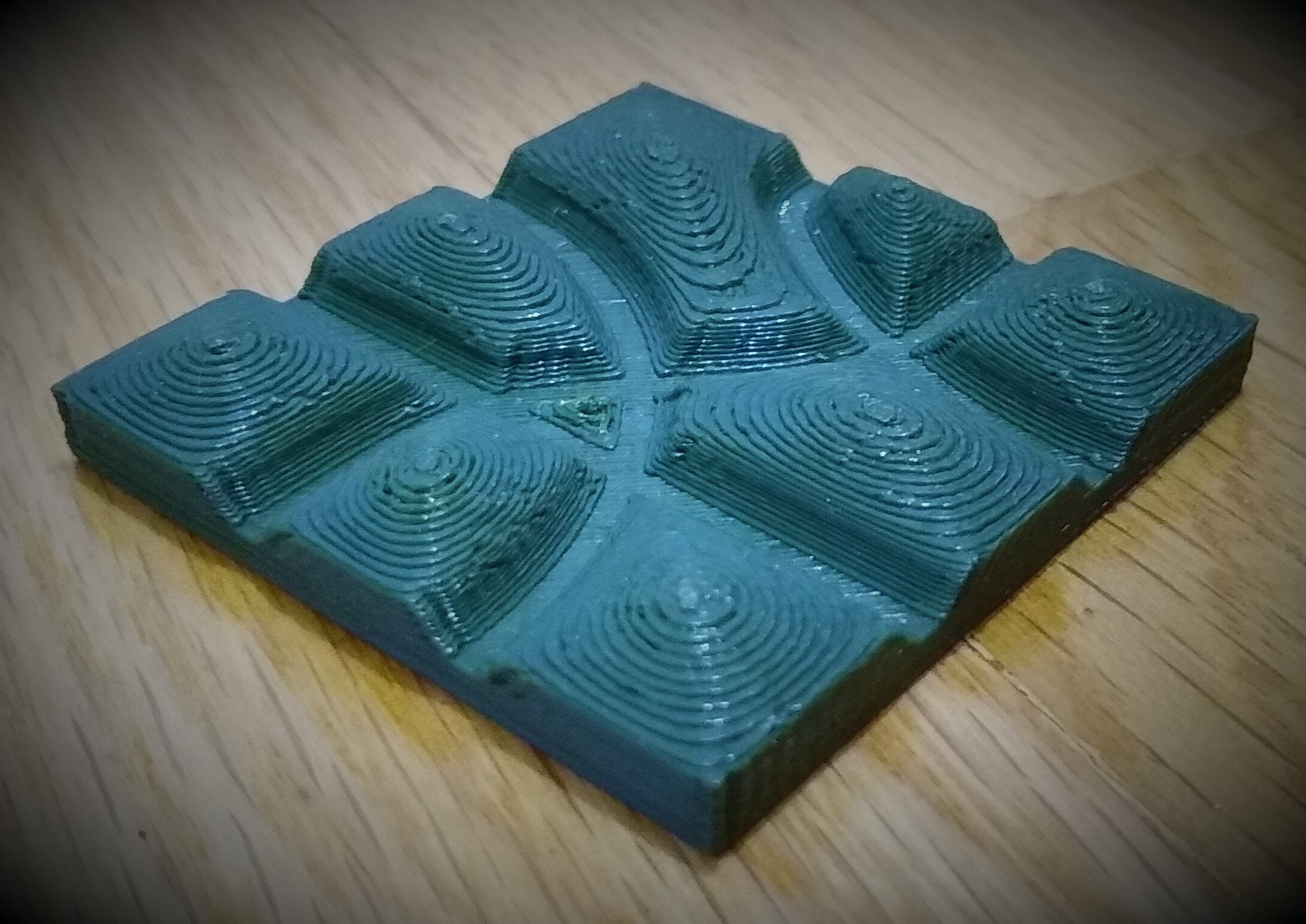 3D Printed Topographic Tile Board Game - Etsy