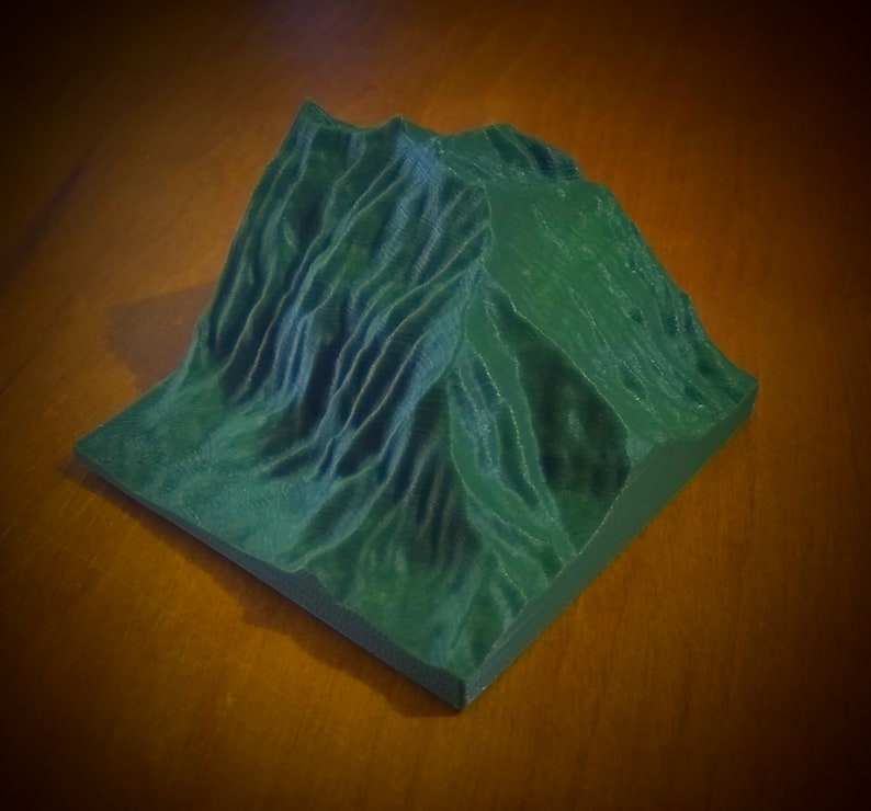 Custom 3d-printed Topographical Maps of ANYWHERE - Etsy