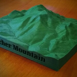 Custom 3d-printed Topographical Maps of ANYWHERE (multicolor) - Etsy