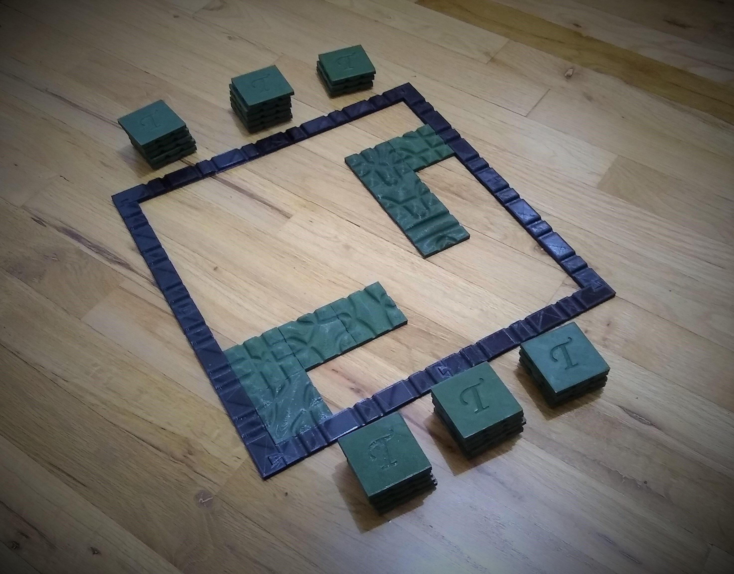 3D Printed Topographic Tile Board Game - Etsy