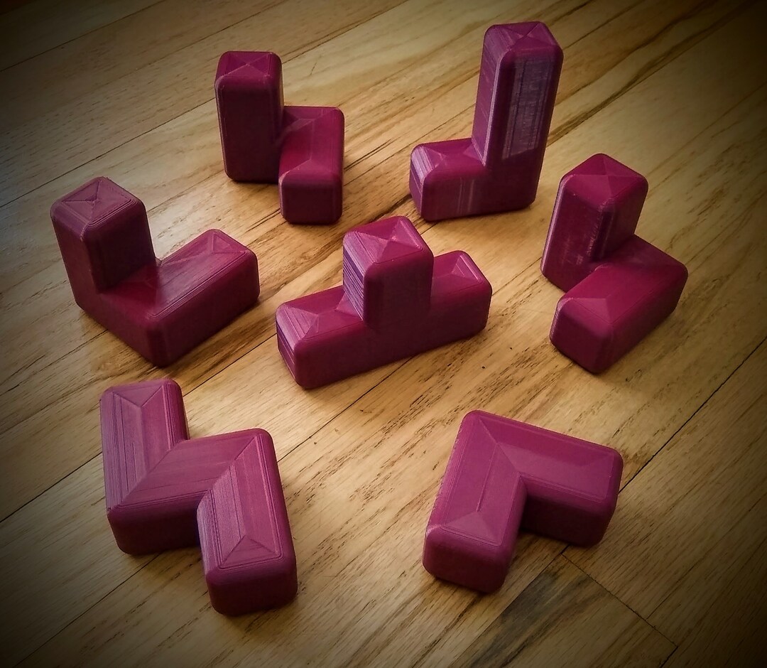 3D Printed Soma Cube Puzzle - Etsy