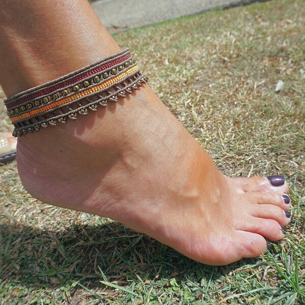Hippie Anklets - Etsy