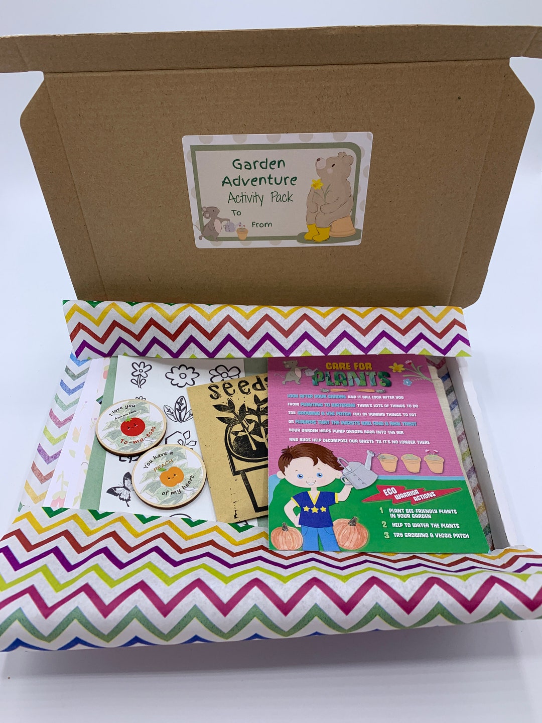 Gardening Activity Pack Gift for Kids Garden Lover, Eco Friendly Nature ...