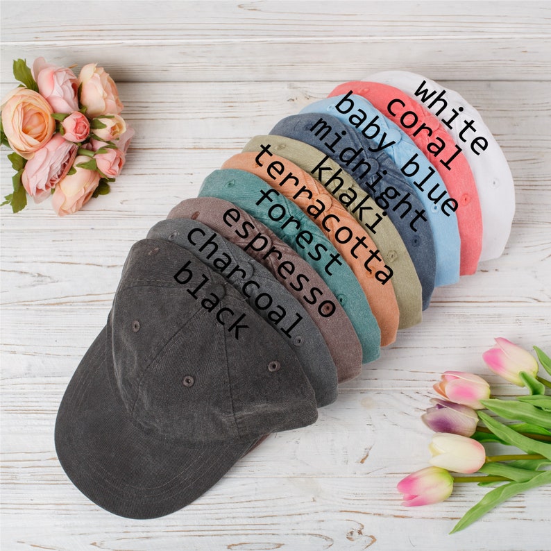 Rose embroidery vintage baseball cap hand stitched hat with - Etsy México