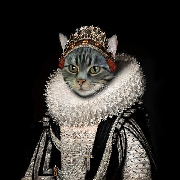 Regal Pet Painting - Etsy
