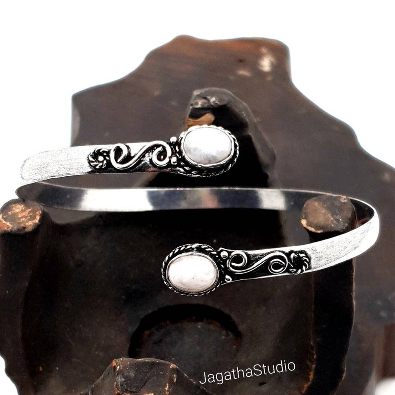 Silver Arm Cuff - Etsy