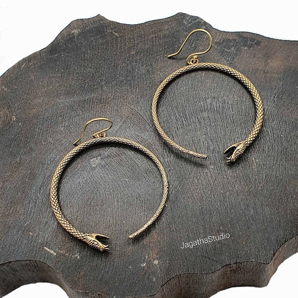 Snake Earrings - Etsy