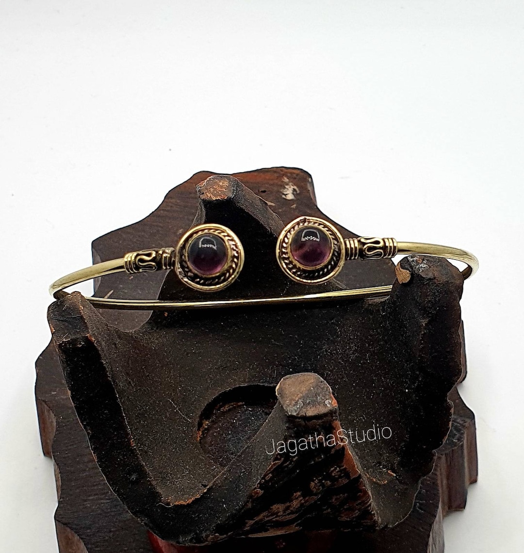 Gold oder Silber Amethyst Arm Armband Edelsteine Ober Arm Armreif ...