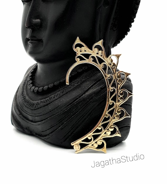 Ear Cuff Ethnic Boho Flames Swirls Festival Ear Cuff Wrap | Etsy