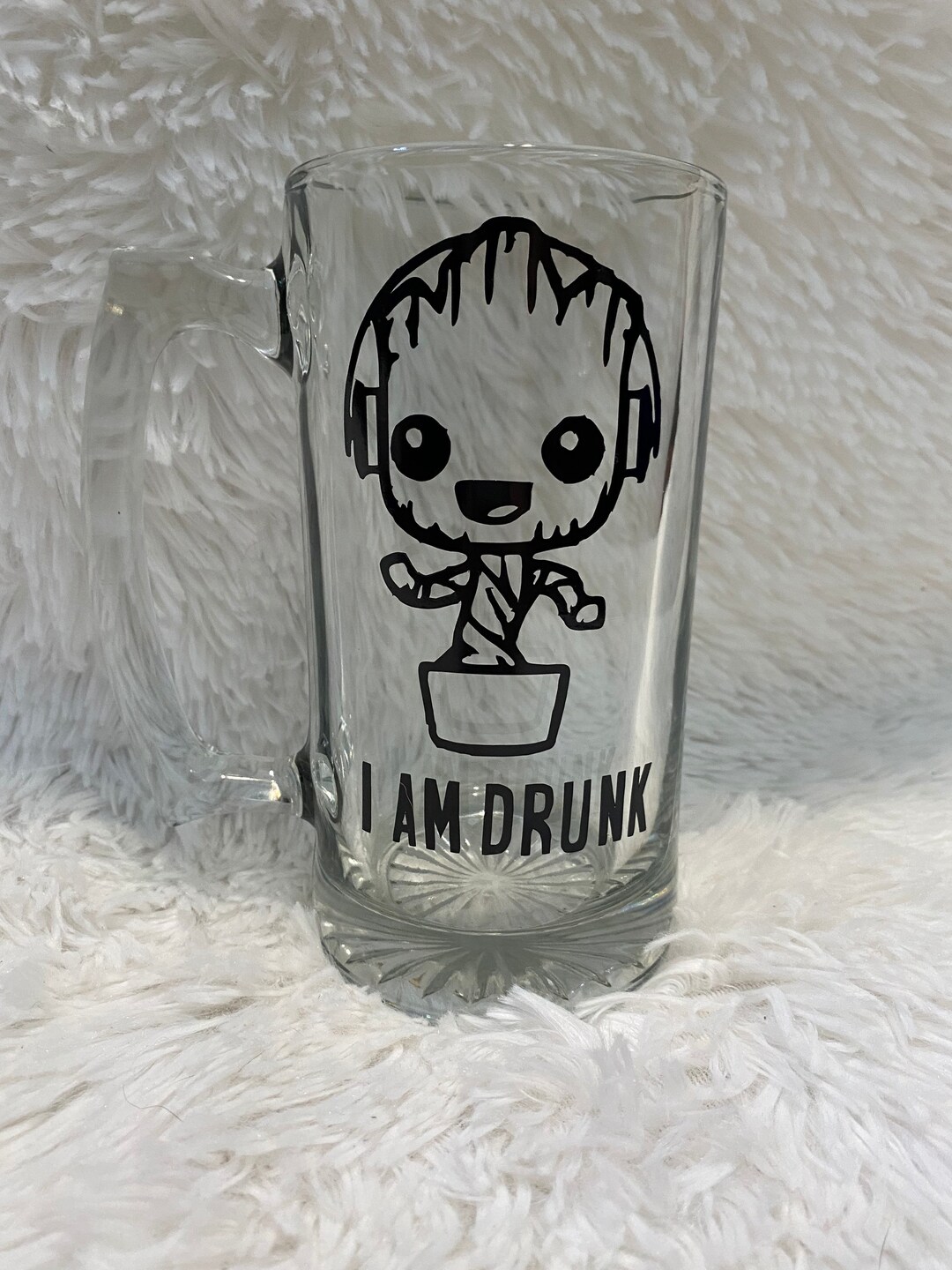 Groot Beer Mug/ Custom Beer Mug/wedding Favor/wedding Party/i Am Groot ...