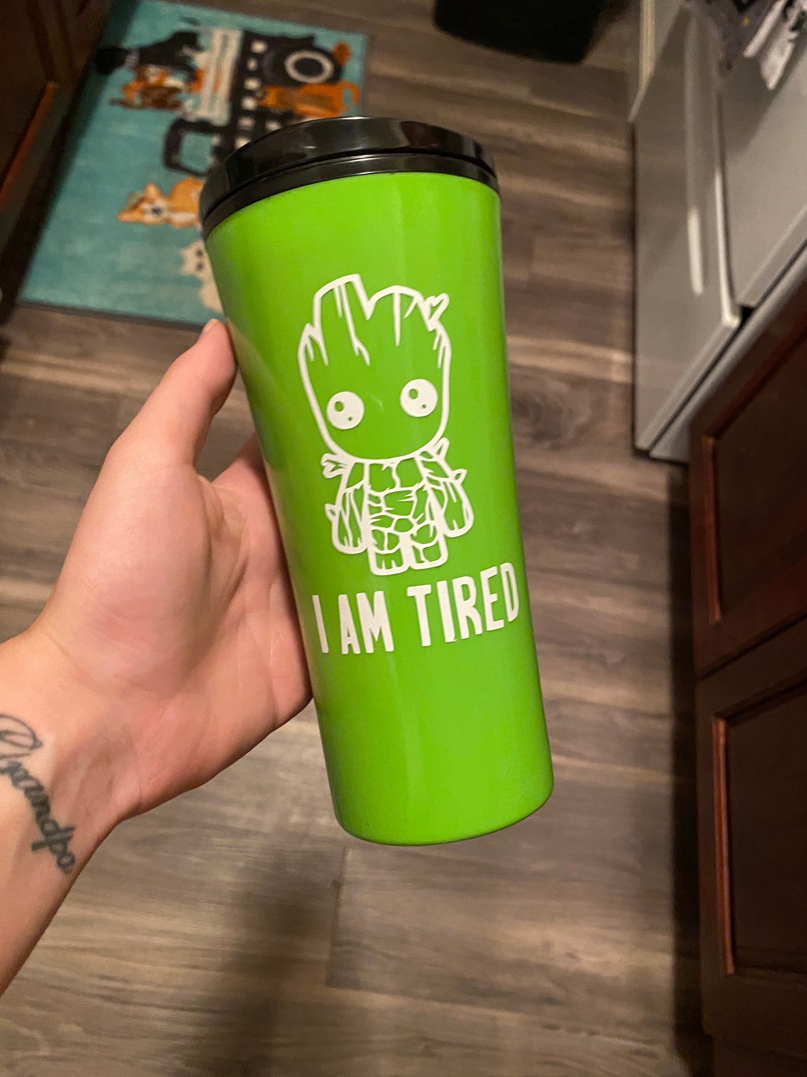 Groot Coffee Mug/travel Groot Mug/groot Christmas Gift/marvel | Etsy