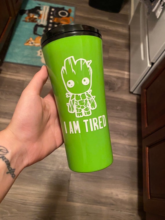 Groot Coffee Mug/travel Groot Mug/groot Christmas Gift/marvel | Etsy