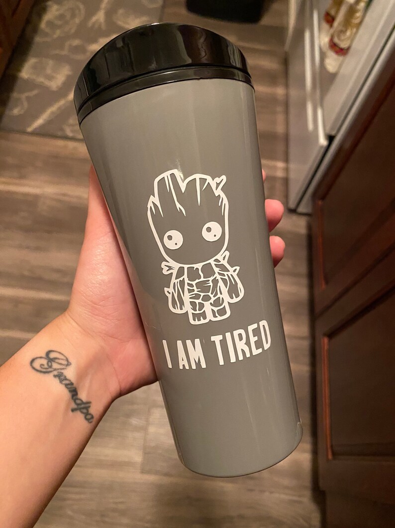 Groot Coffee Mug/travel Groot Mug/groot Christmas Gift/marvel | Etsy