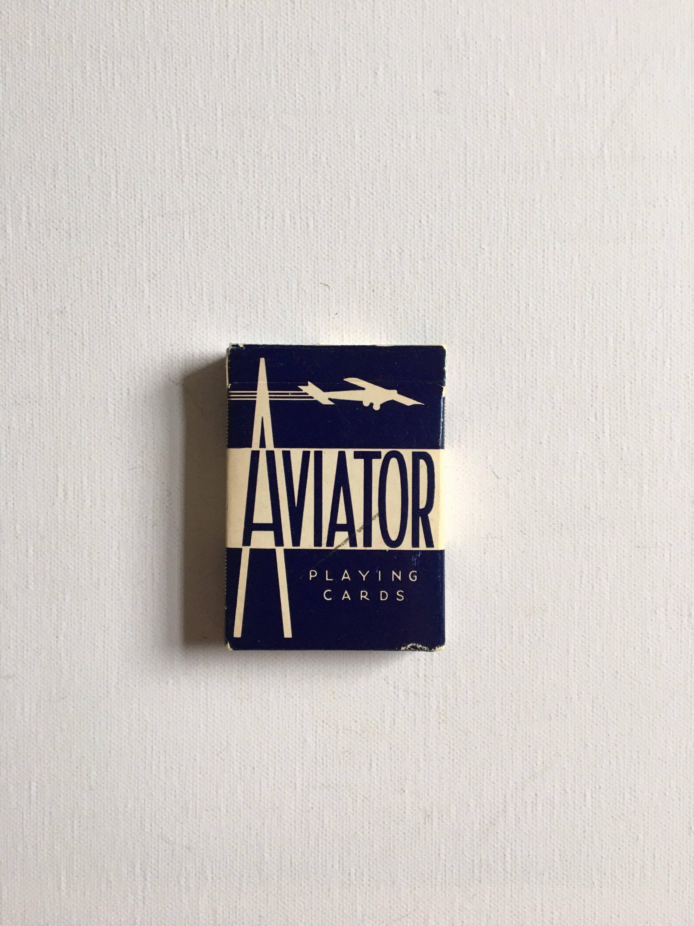 Vintage AVIATOR Playing Card Deck-made in USA Old Playing Cards ...